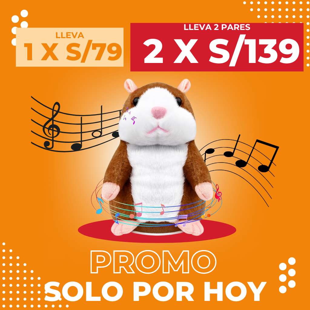 Cuy Hámster Divertido que Habla y Camina – ALIPERU